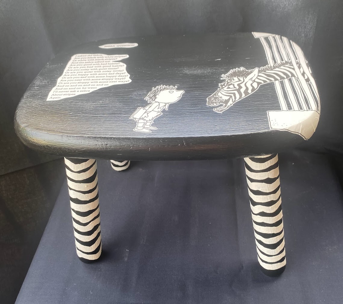 Shel Silverstein Footstool - Story Pieces