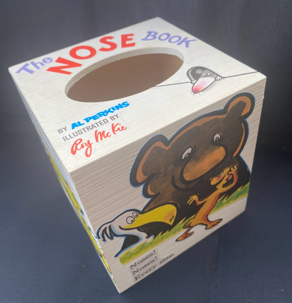 The Nose Book Tissue Box Cover - Story Pieces