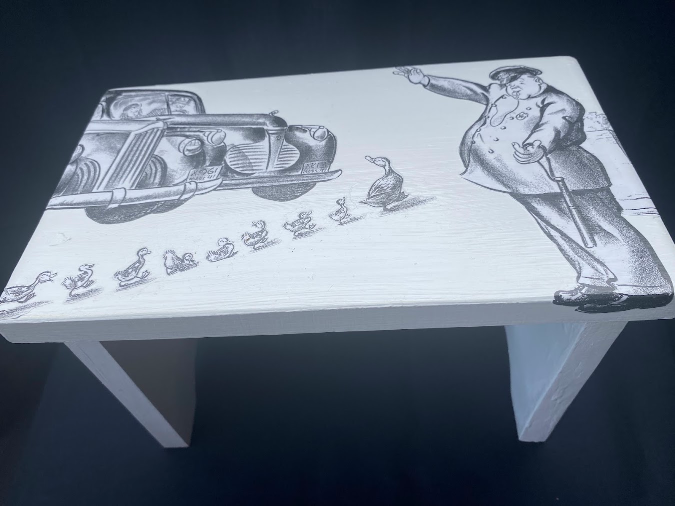Make Way for Ducklings Footstool - Story Pieces