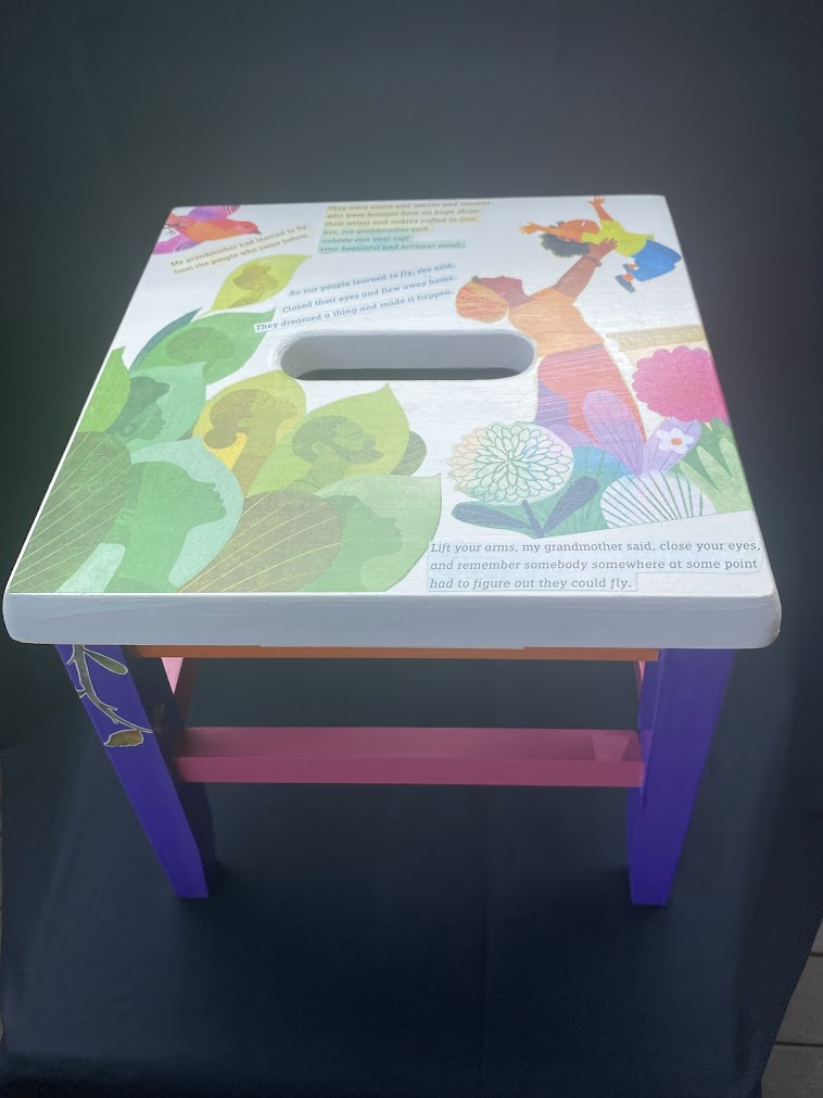 The Year We Learned to Fly Footstool - Story Pieces